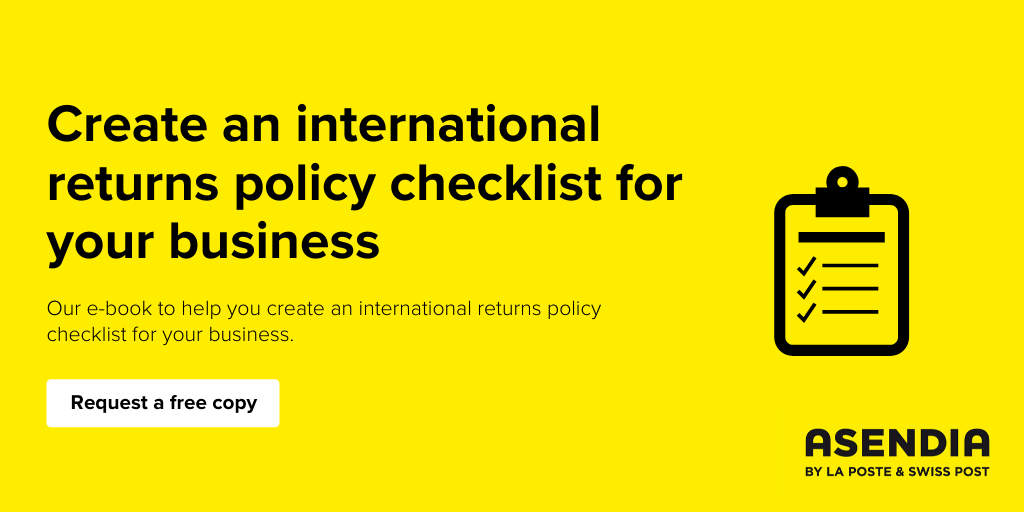 Create an international returns policy checklist for your business